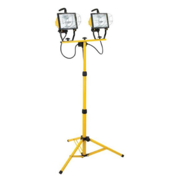 Light Stand 2 X 500w Halogen - Rentall Construction
